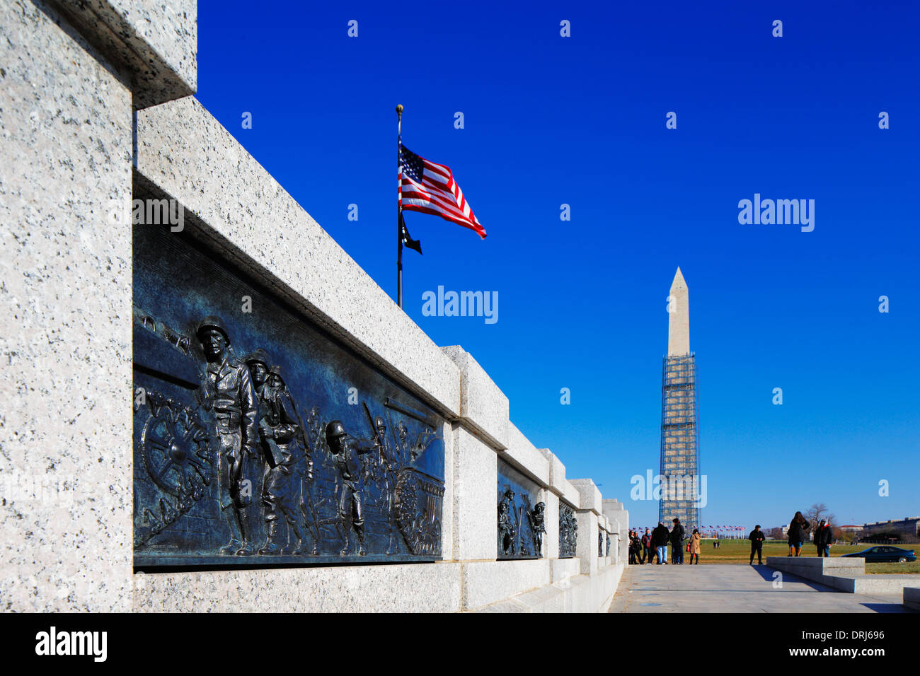 The U.S. National World War II Memorial in Washington DC, USA Stock ...