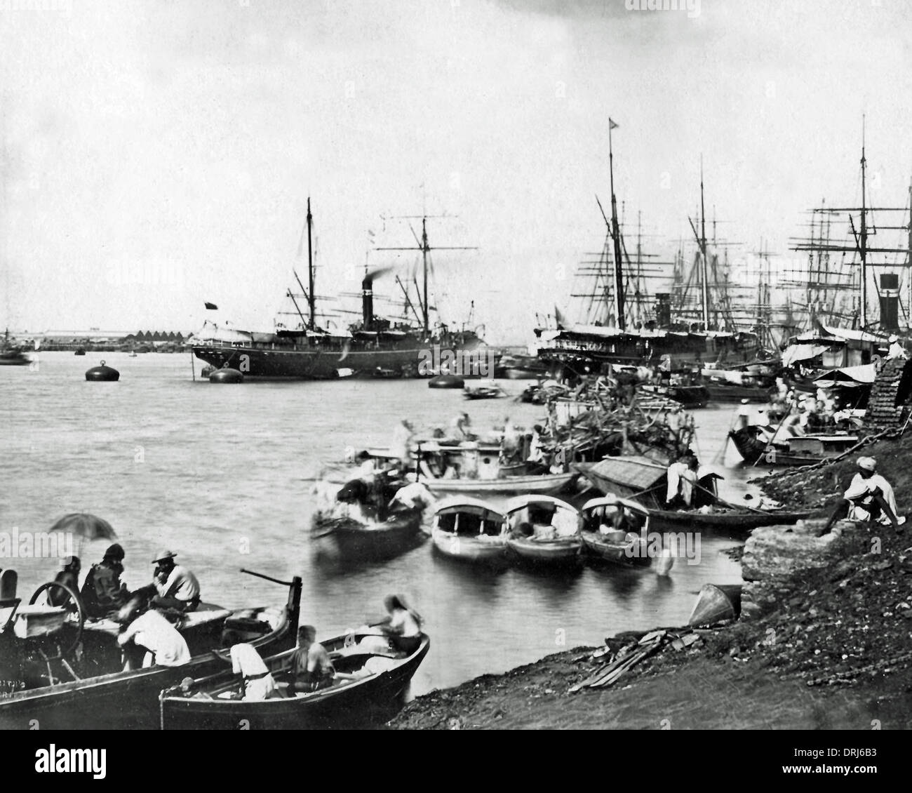 Shipping on the River Hooghly, Calcutta, India Stock Photo - Alamy