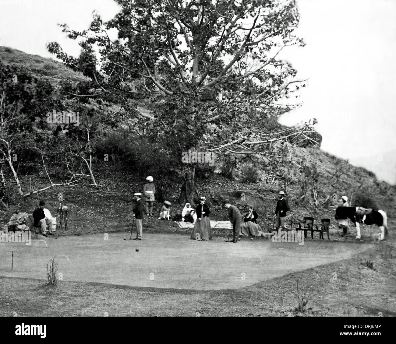 History of croquet hi-res stock photography and images - Alamy