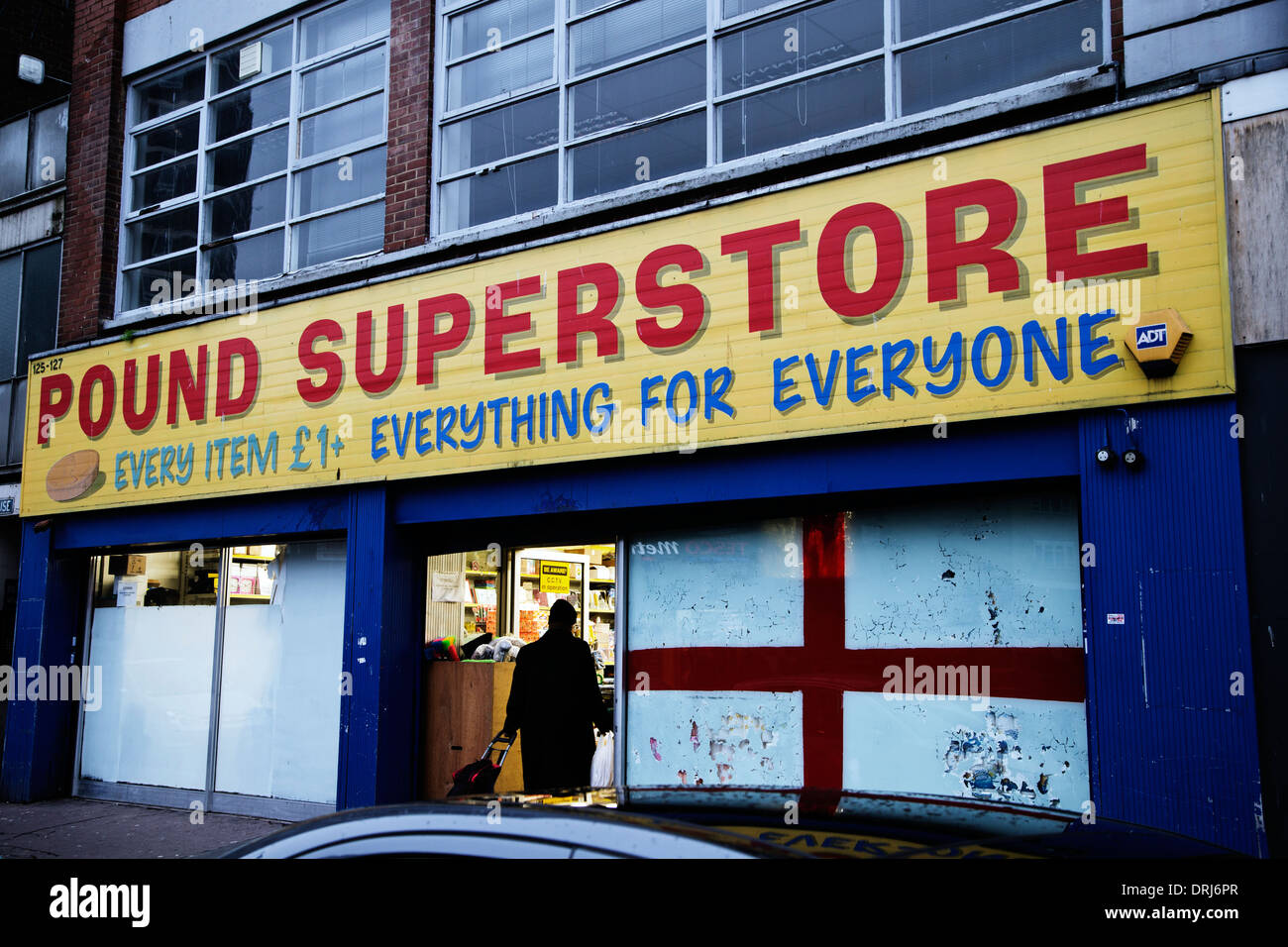 Pound superstore church street london nw8 england uk hi-res stock ...