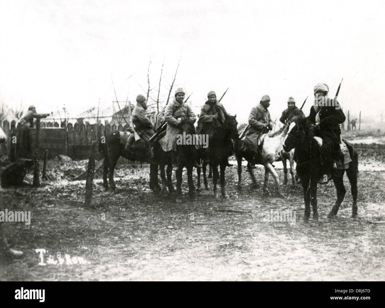 Turkish cavalry, WW1 Stock Photo - Alamy