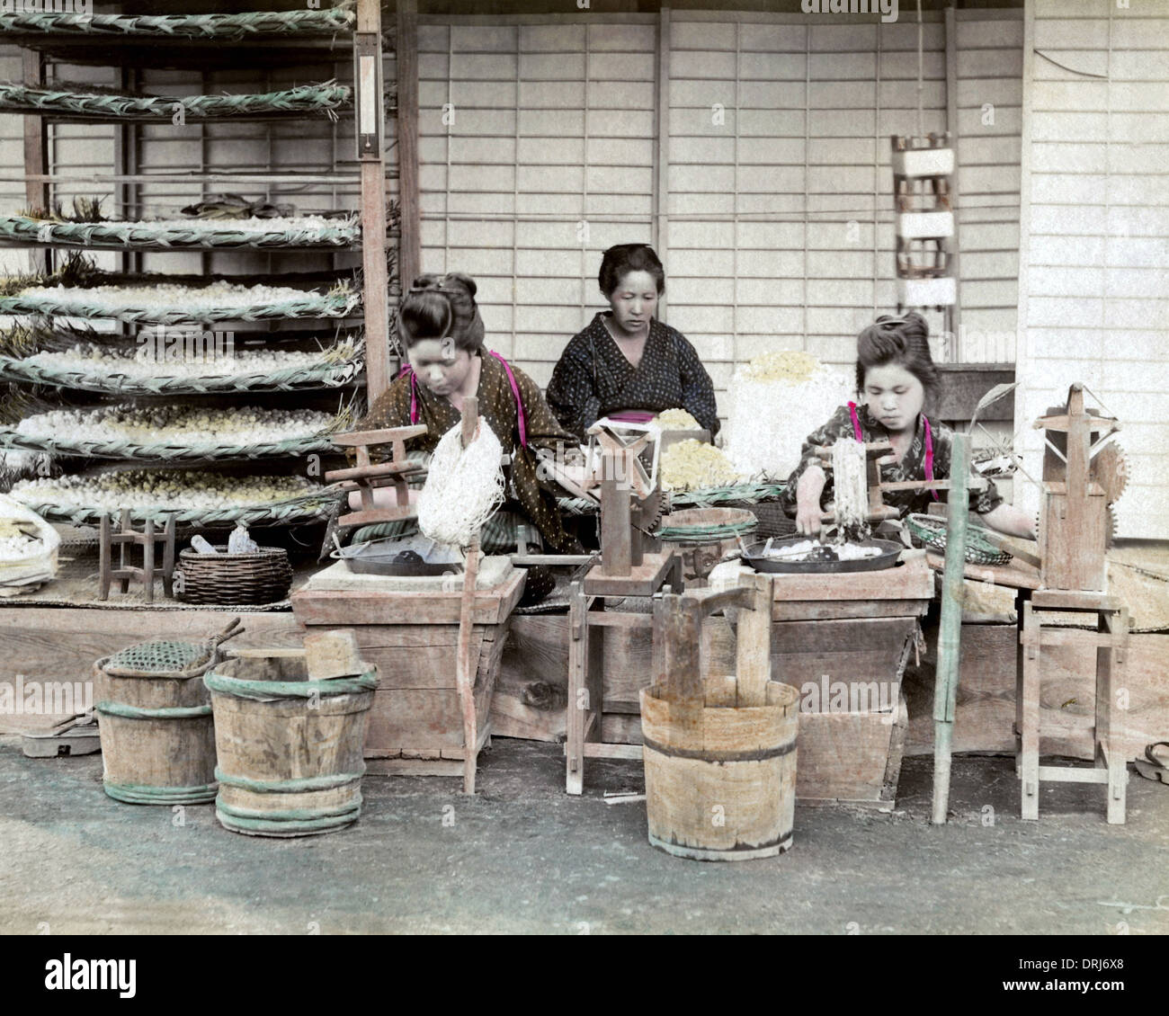 19th century trade silk hi-res stock photography and images - Alamy