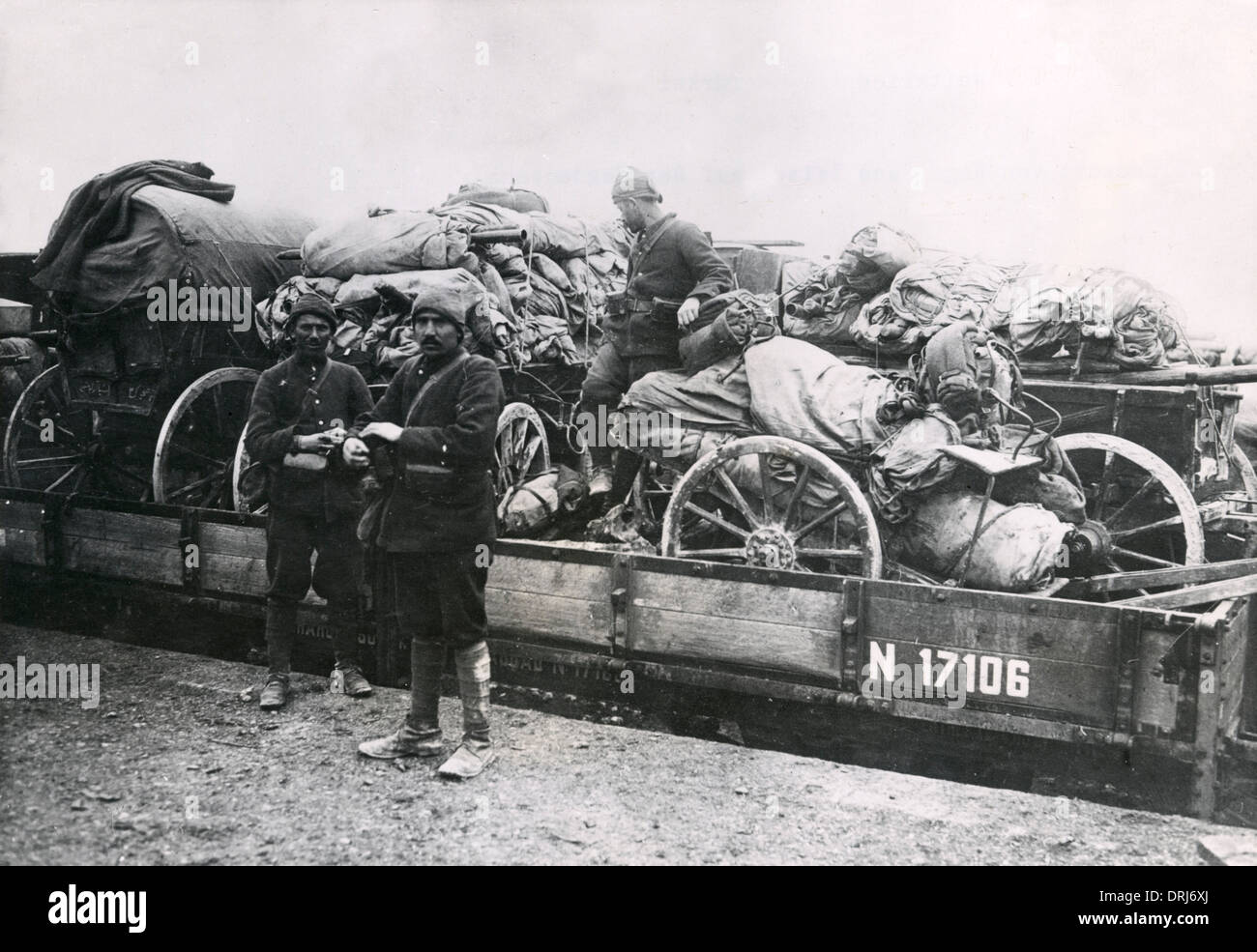Turkish transport en route to Baghdad, WW1 Stock Photo - Alamy