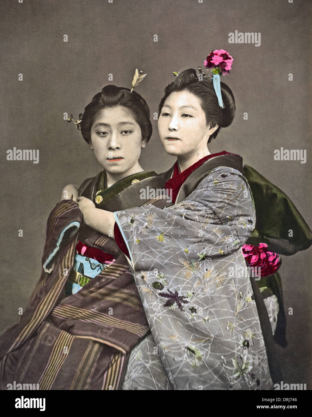 Two geishas, Japan Stock Photo - Alamy