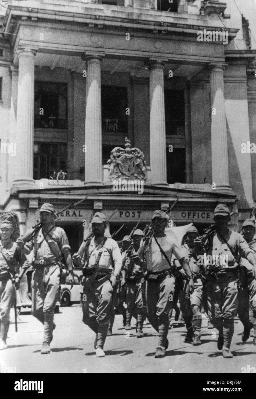 GVGT - Movie version of Japanese march down Singapore with Indian POWs ...