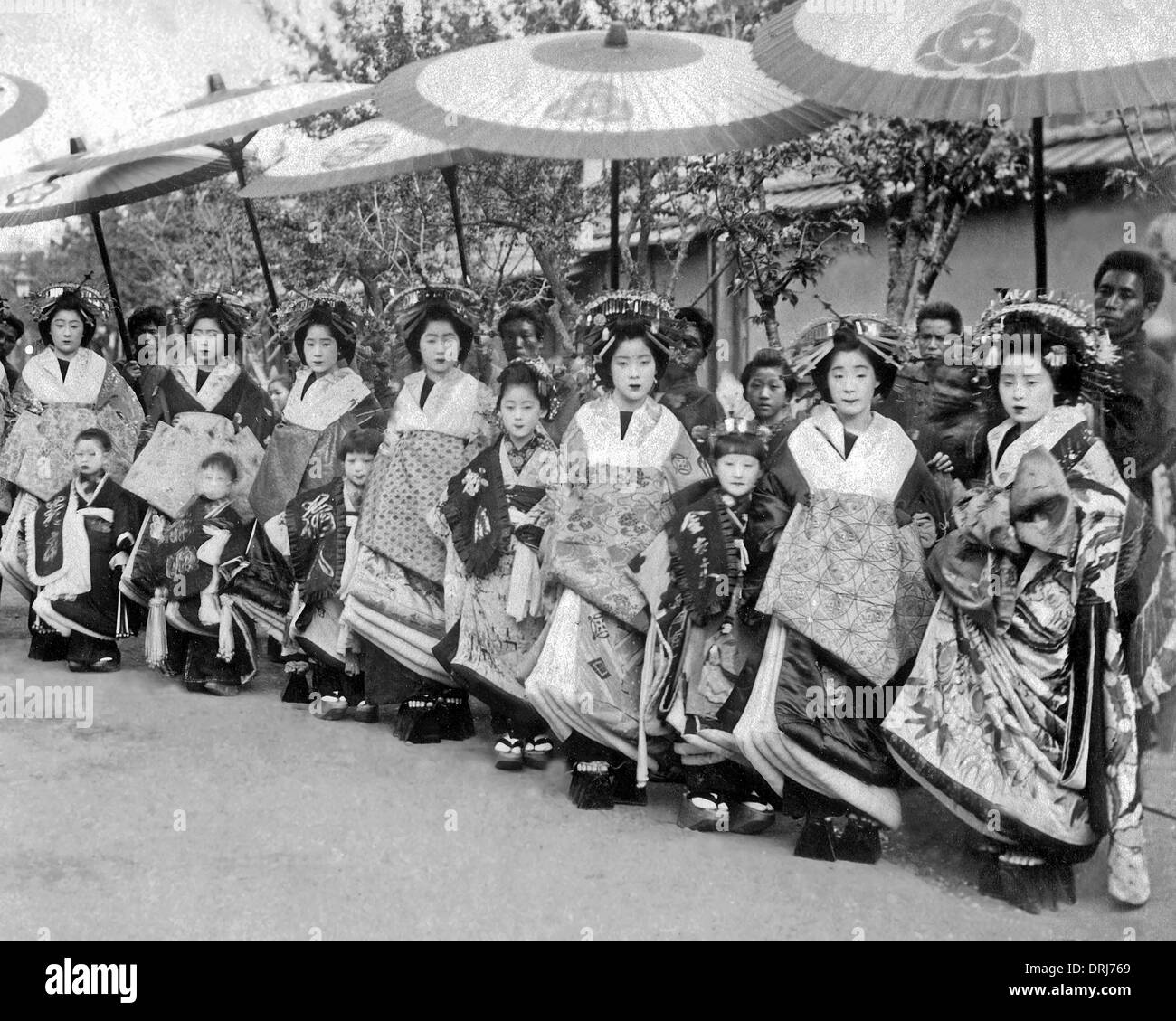 Oiran, high class prostitutes, Japan Stock Photo - Alamy