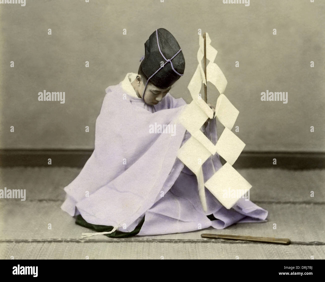 Shinto priest, Japan Stock Photo - Alamy