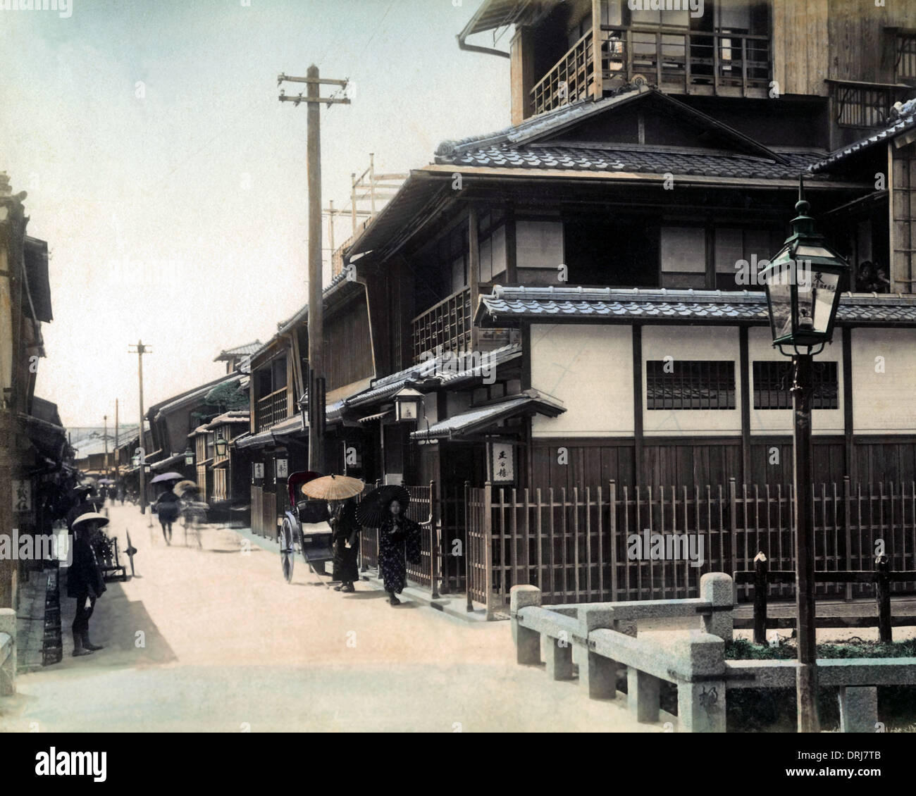 Street scene, Japan Stock Photo - Alamy