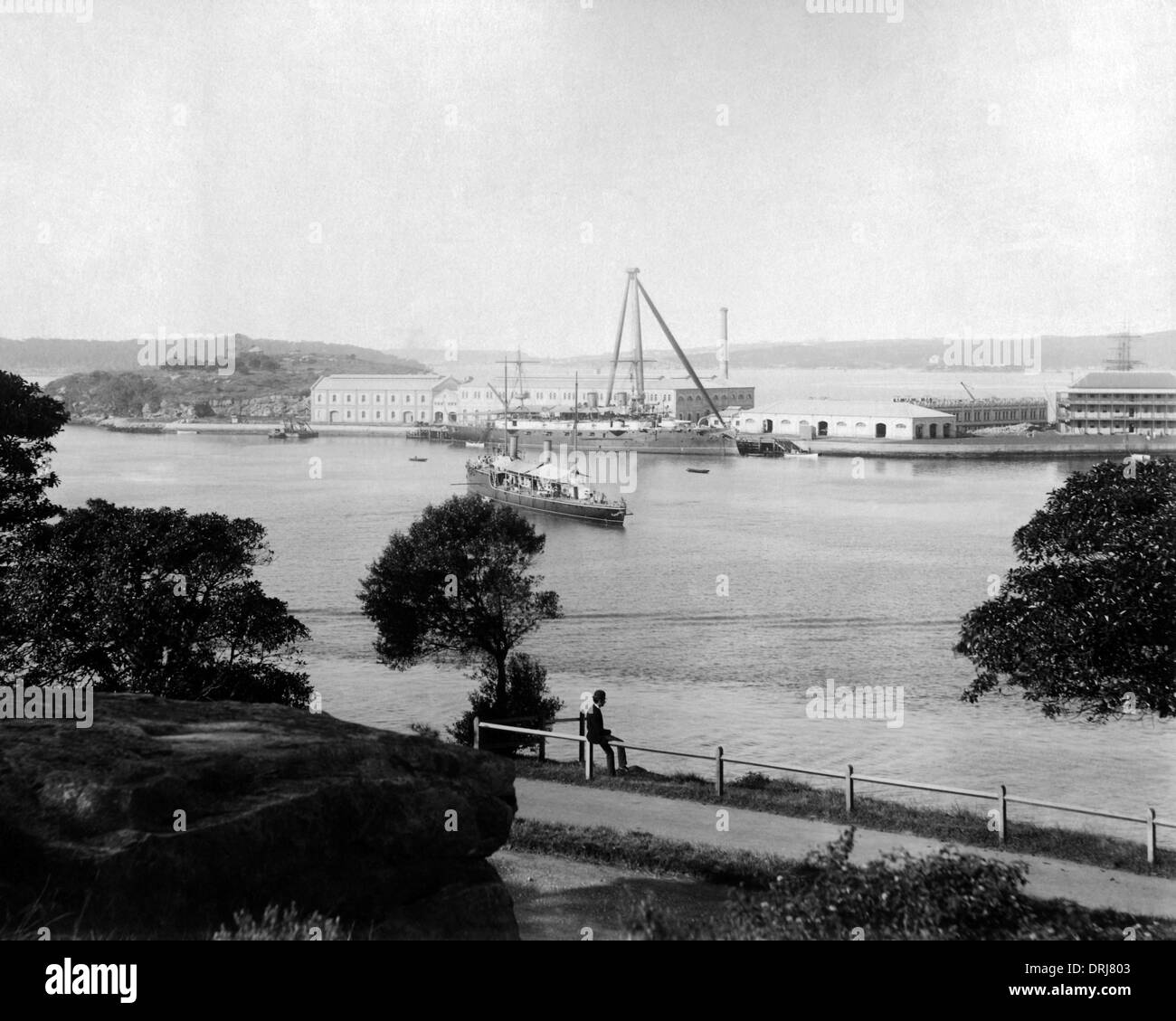 Naval Depot, Garden Island, Sydney Harbour, Australia Stock Photo - Alamy