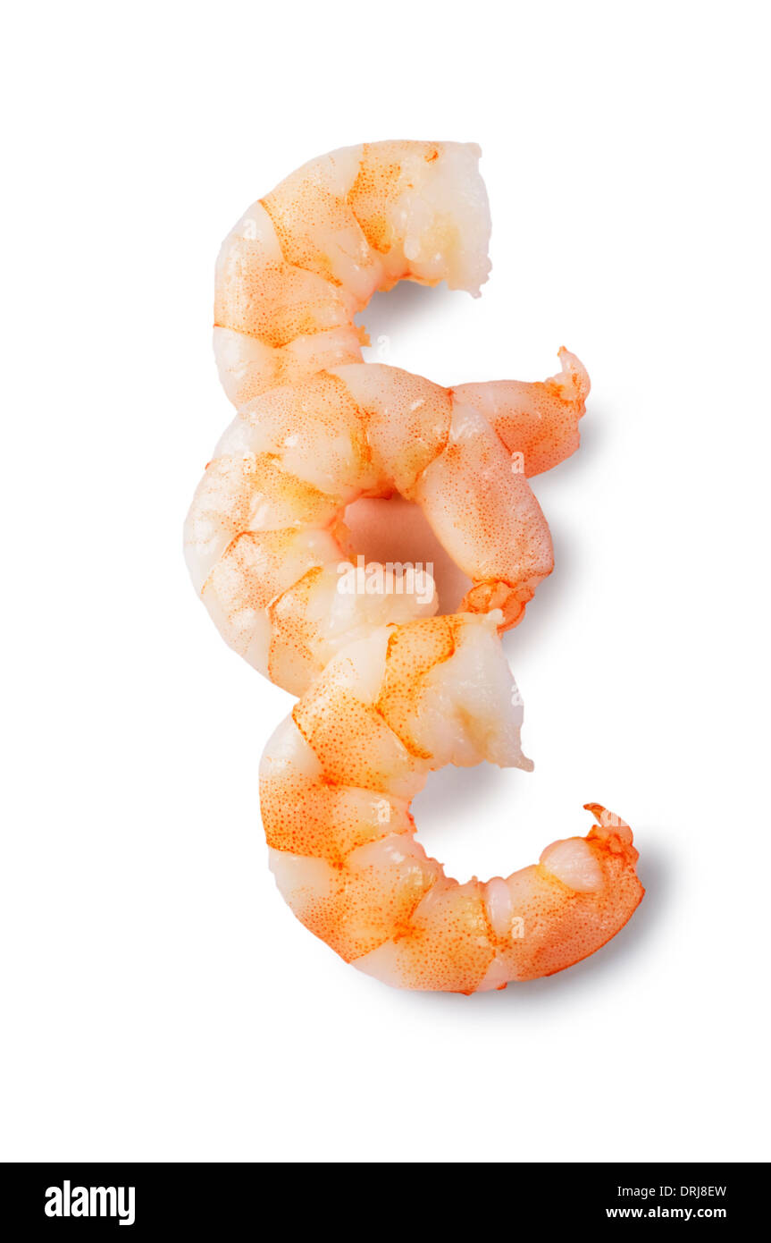 Peeled prawn Cut Out Stock Images & Pictures - Alamy