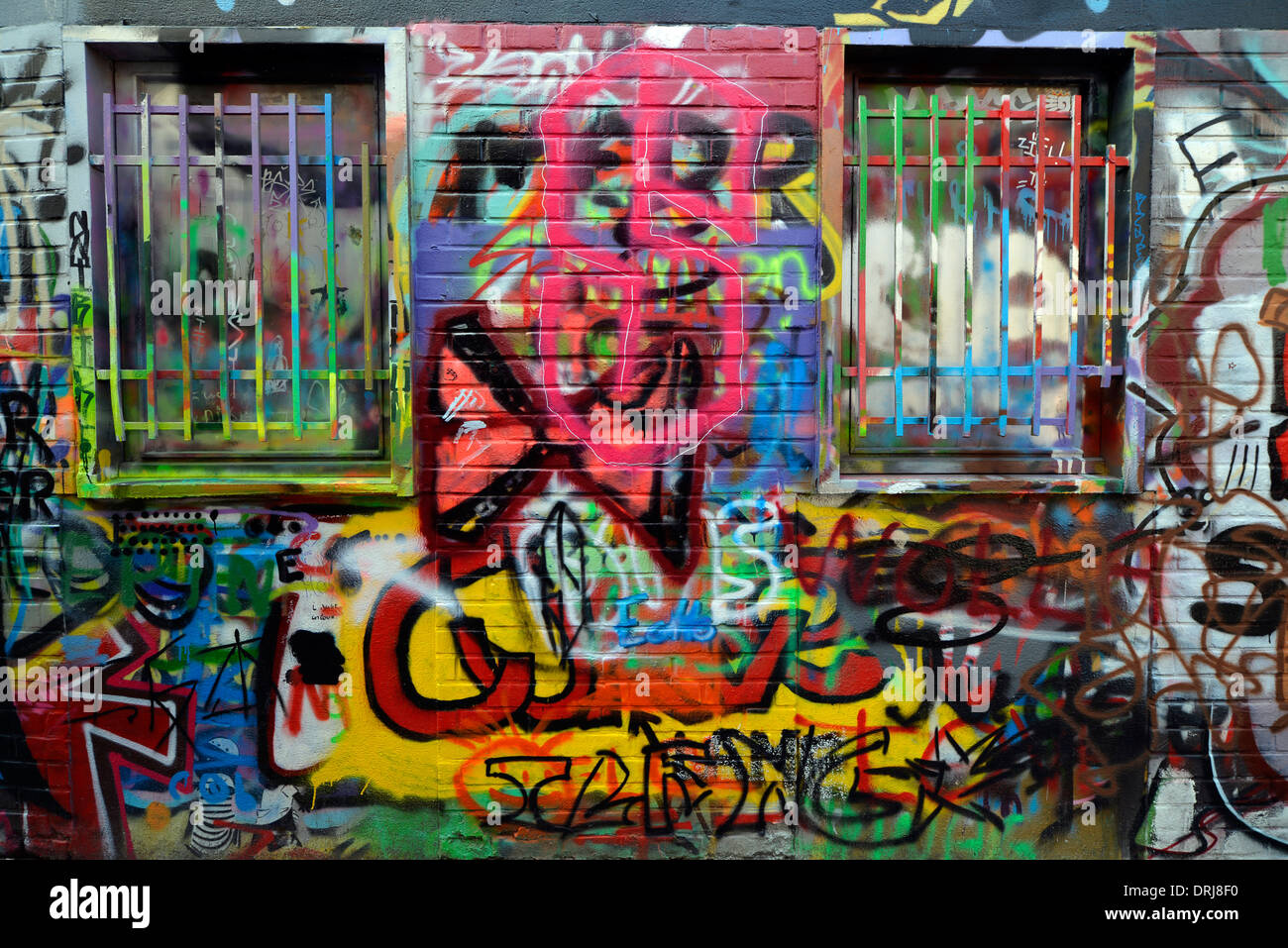 Graffiti Street, Werregarenstraat, the only place of Europe on which ...