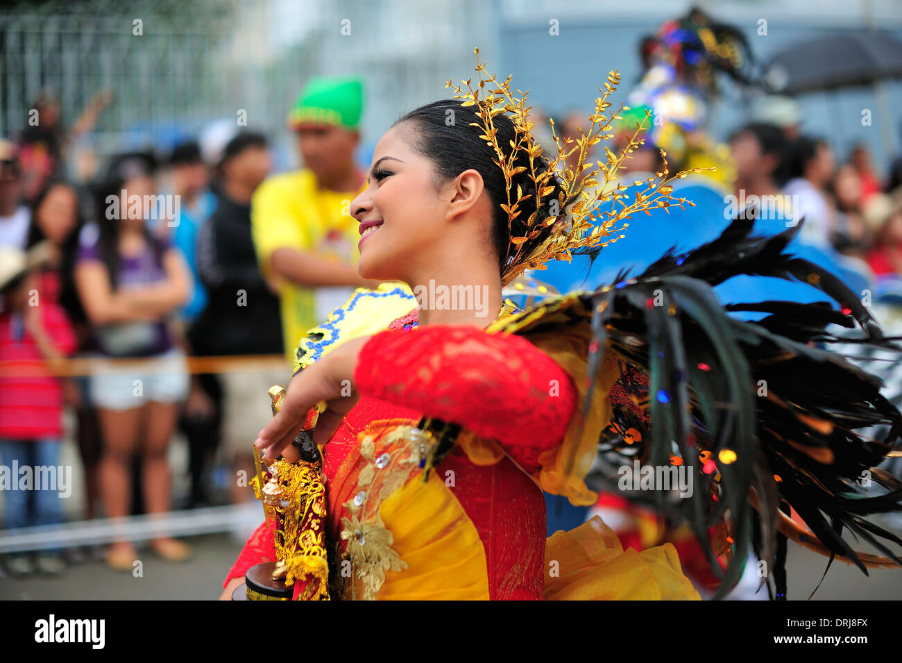 Sinulog Festival Queen Cebu City Religious Culture Philippines Stock ...
