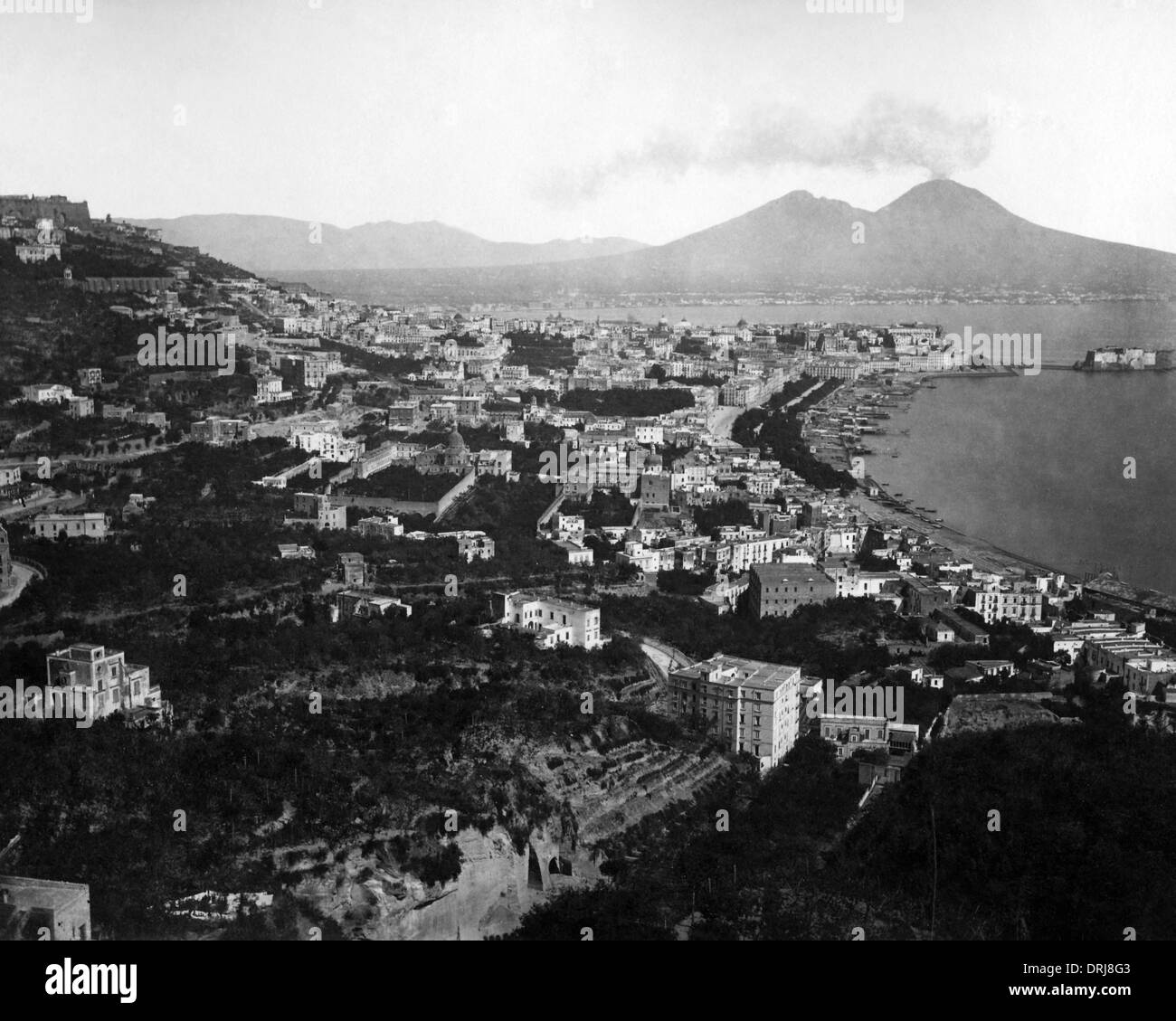 Napoli aerial Black and White Stock Photos & Images - Alamy