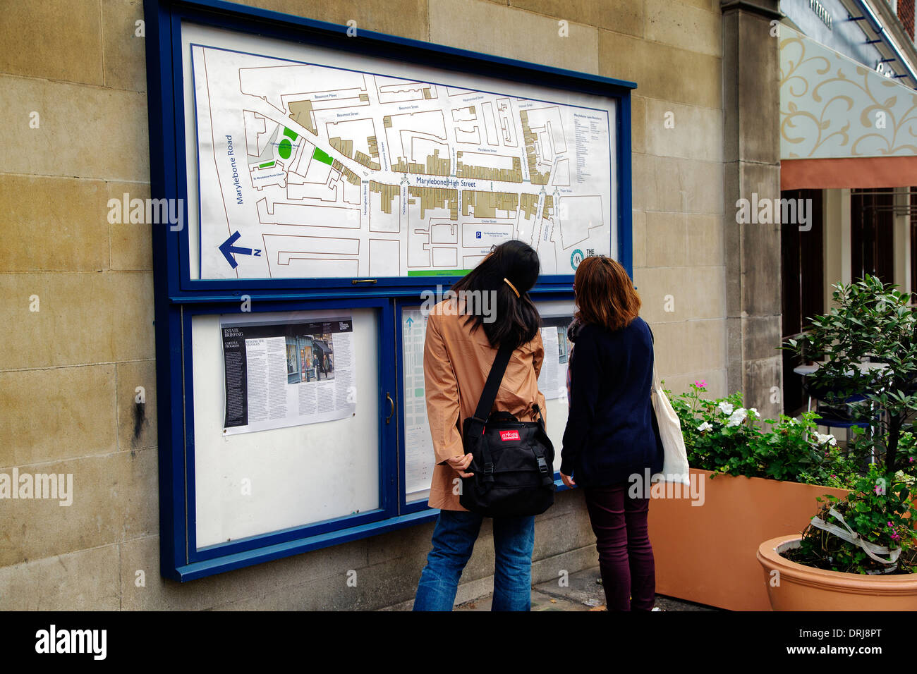 Marylebone high street map hi-res stock photography and images - Alamy