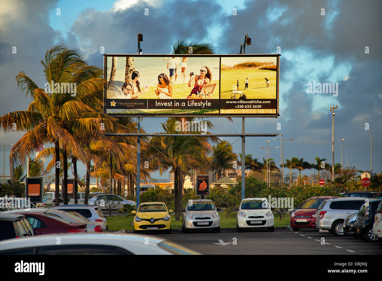 Mauritius Airport Early morning, advertising, Mauritius Stock Photo - Alamy