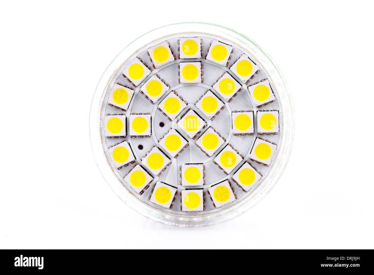 Closeup of led lamp on white Stock Photo - Alamy