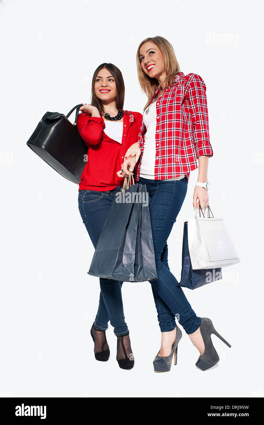 girls go shopping Stock Photo - Alamy