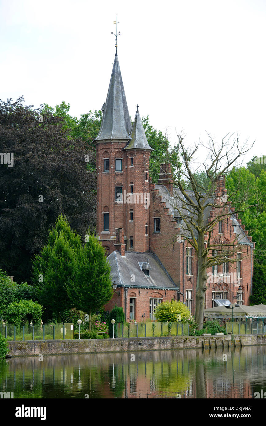 Cloister of beguinage lay female nurses court de wijngaard hi-res stock ...