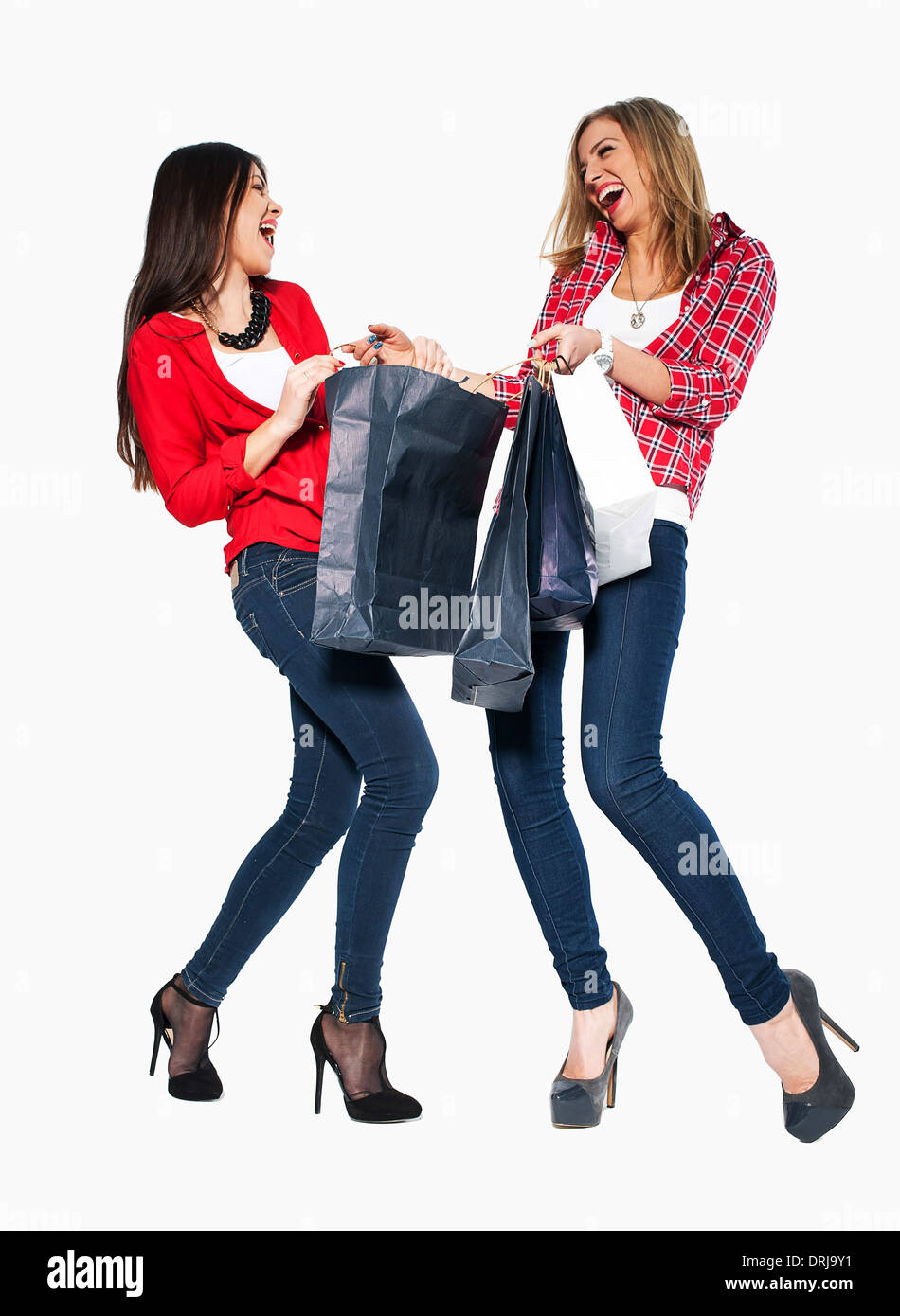 girls go shopping Stock Photo - Alamy