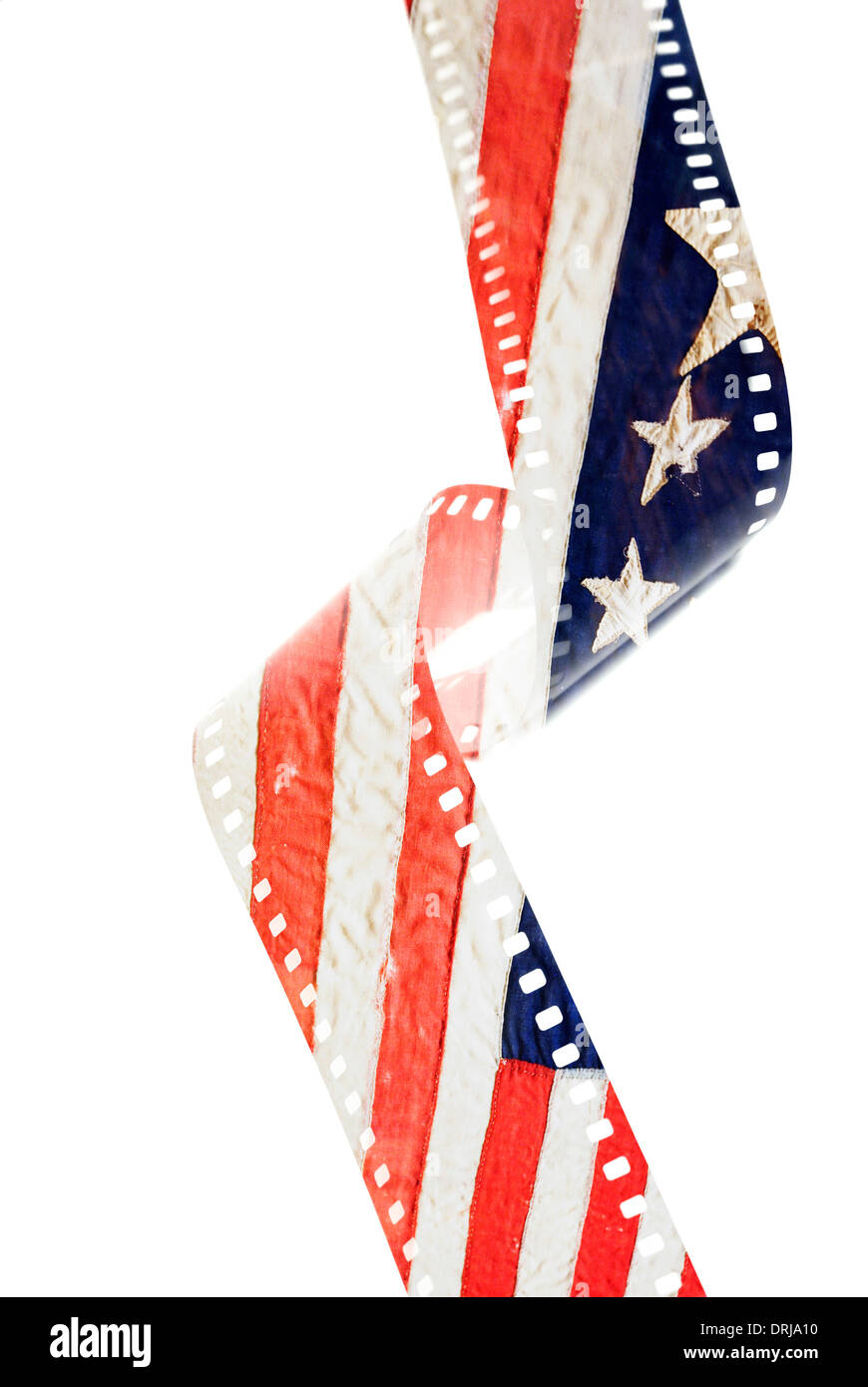 35mm film strip isolated on white background Stock Photo - Alamy