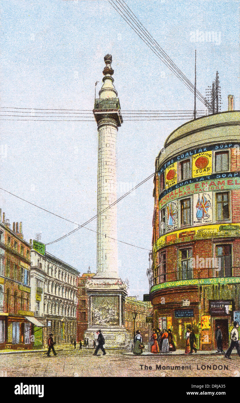 The Monument, London Stock Photo - Alamy