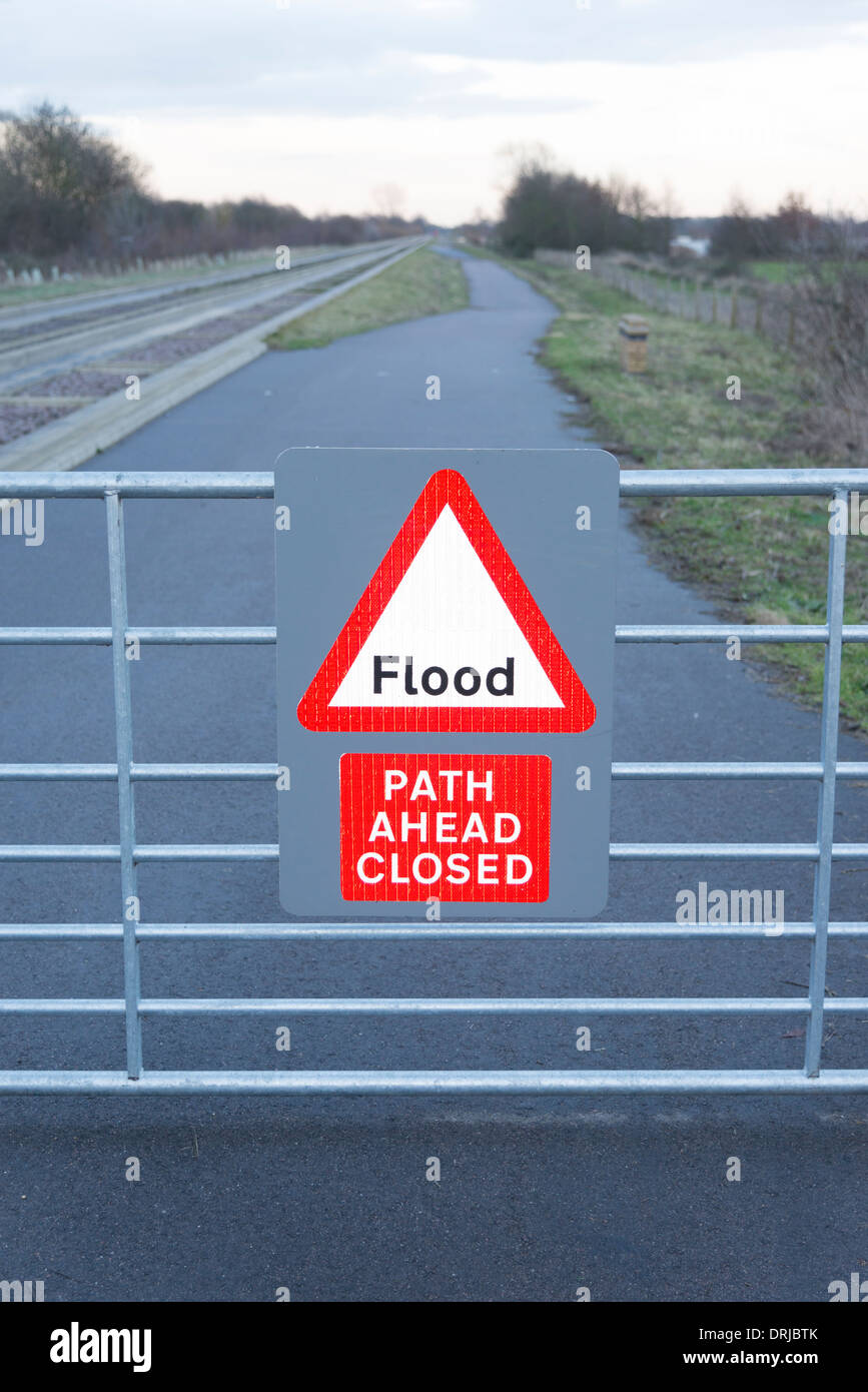 Flood sign hi-res stock photography and images - Alamy