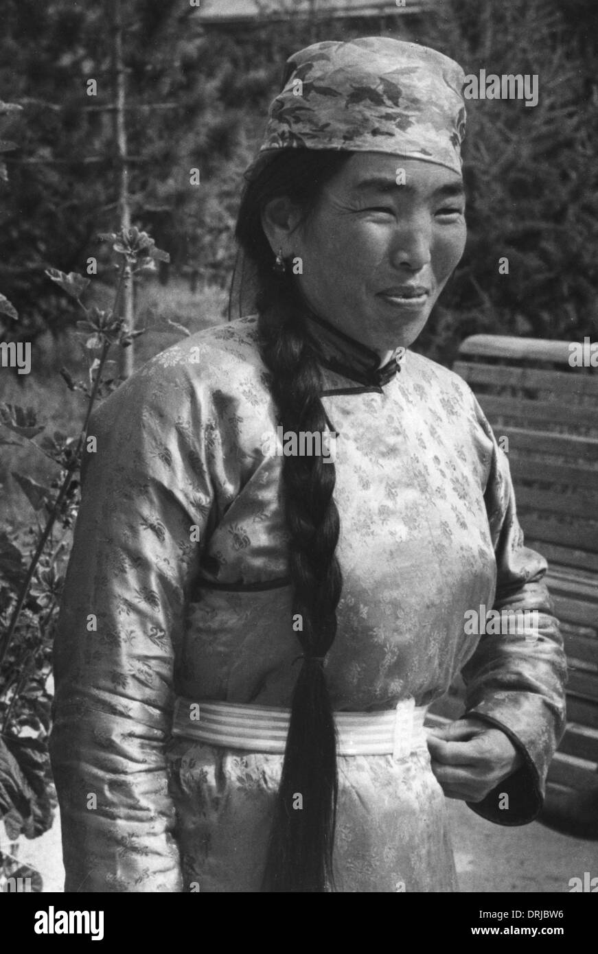 Mongolia women Black and White Stock Photos & Images - Alamy