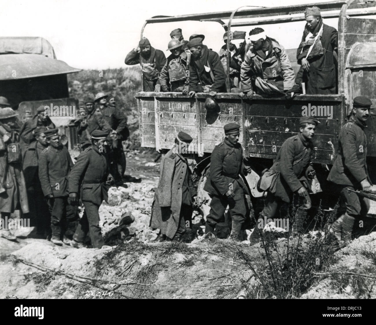 Wwi german prisoners captured argonne hi-res stock photography and ...