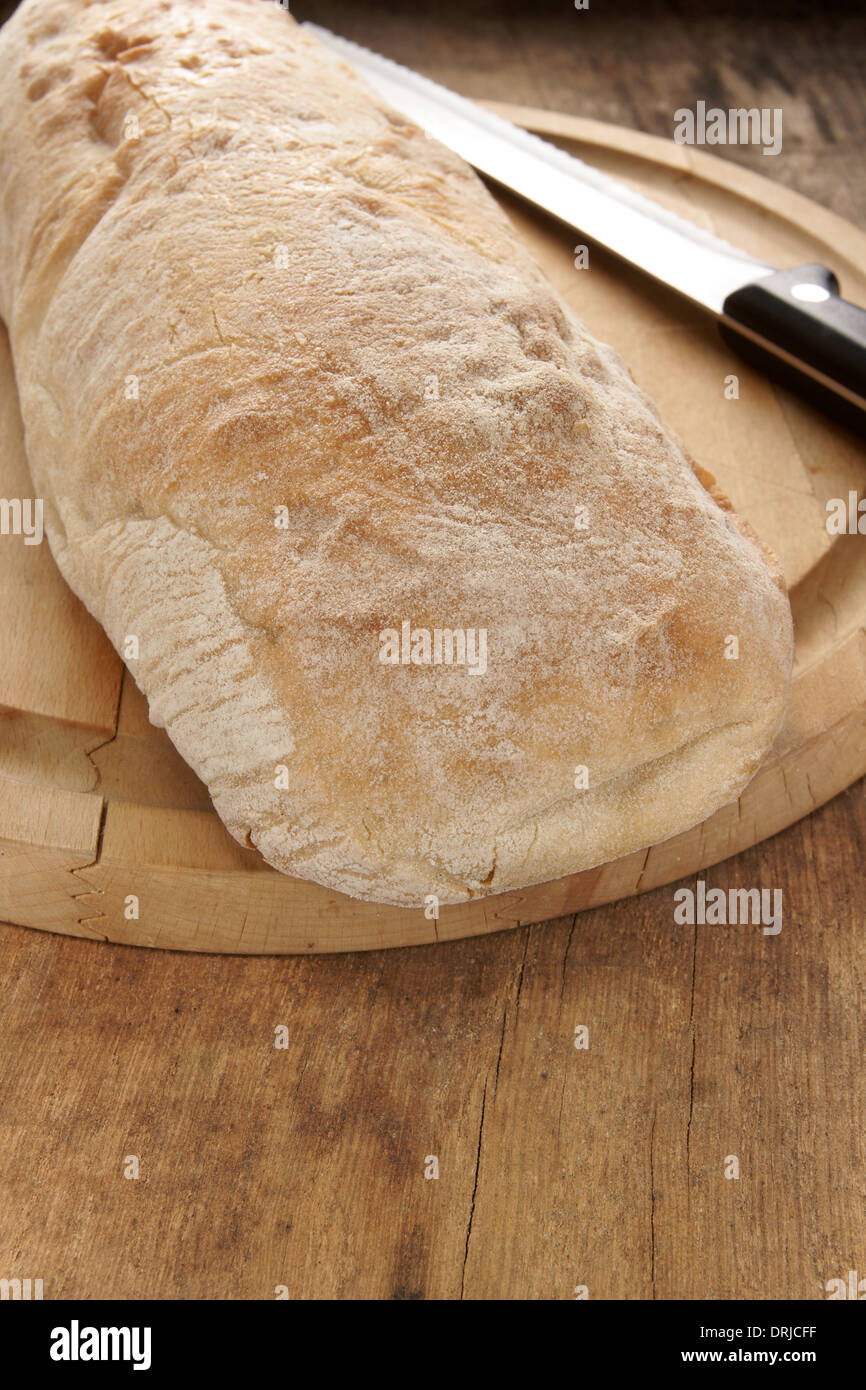 Ciabatta Italian bread Stock Photo - Alamy