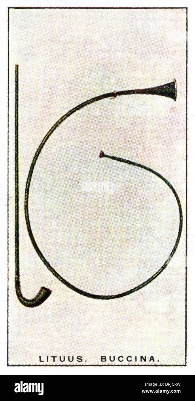 Lituus and a Buccina Stock Photo - Alamy