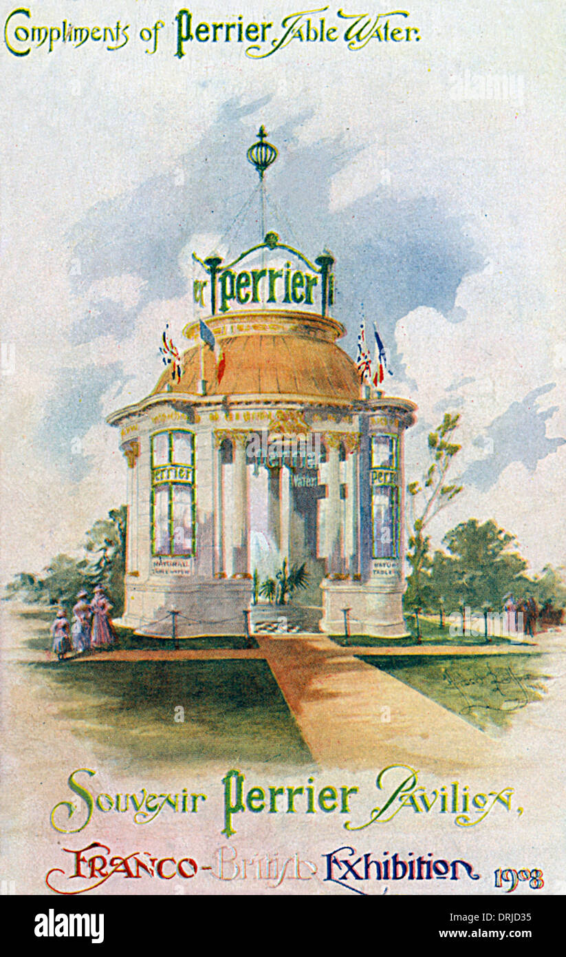 Franco-British Exhibition - The Perrier Pavilion Stock Photo - Alamy