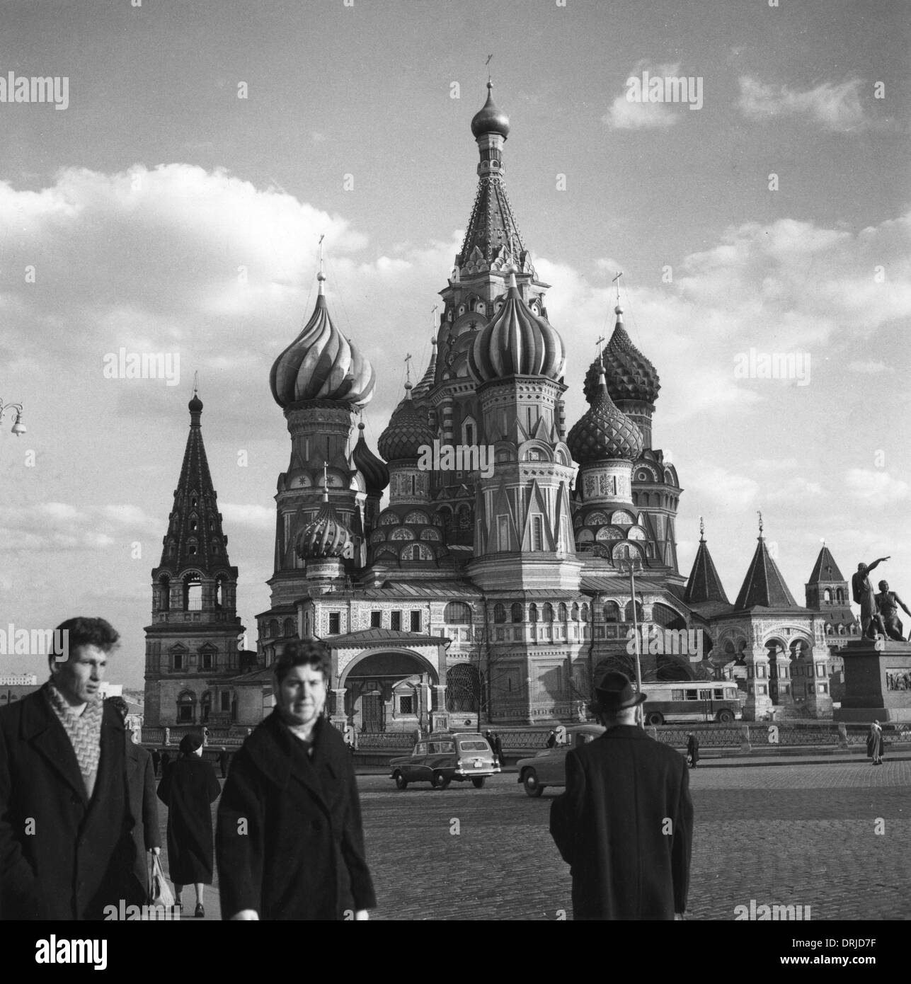 Domes st basil's cathedral Black and White Stock Photos & Images - Alamy