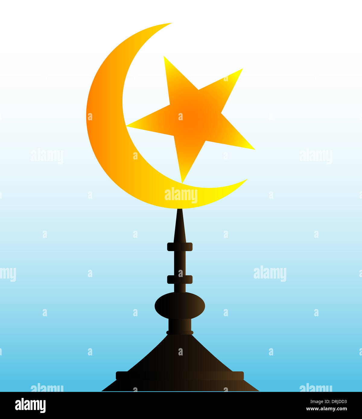 Crescent Moon And Star