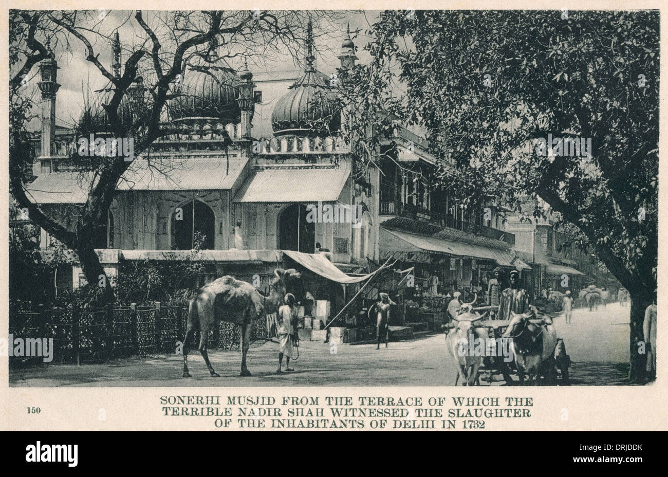 The Sunehri Masjid, Delhi, India Stock Photo - Alamy