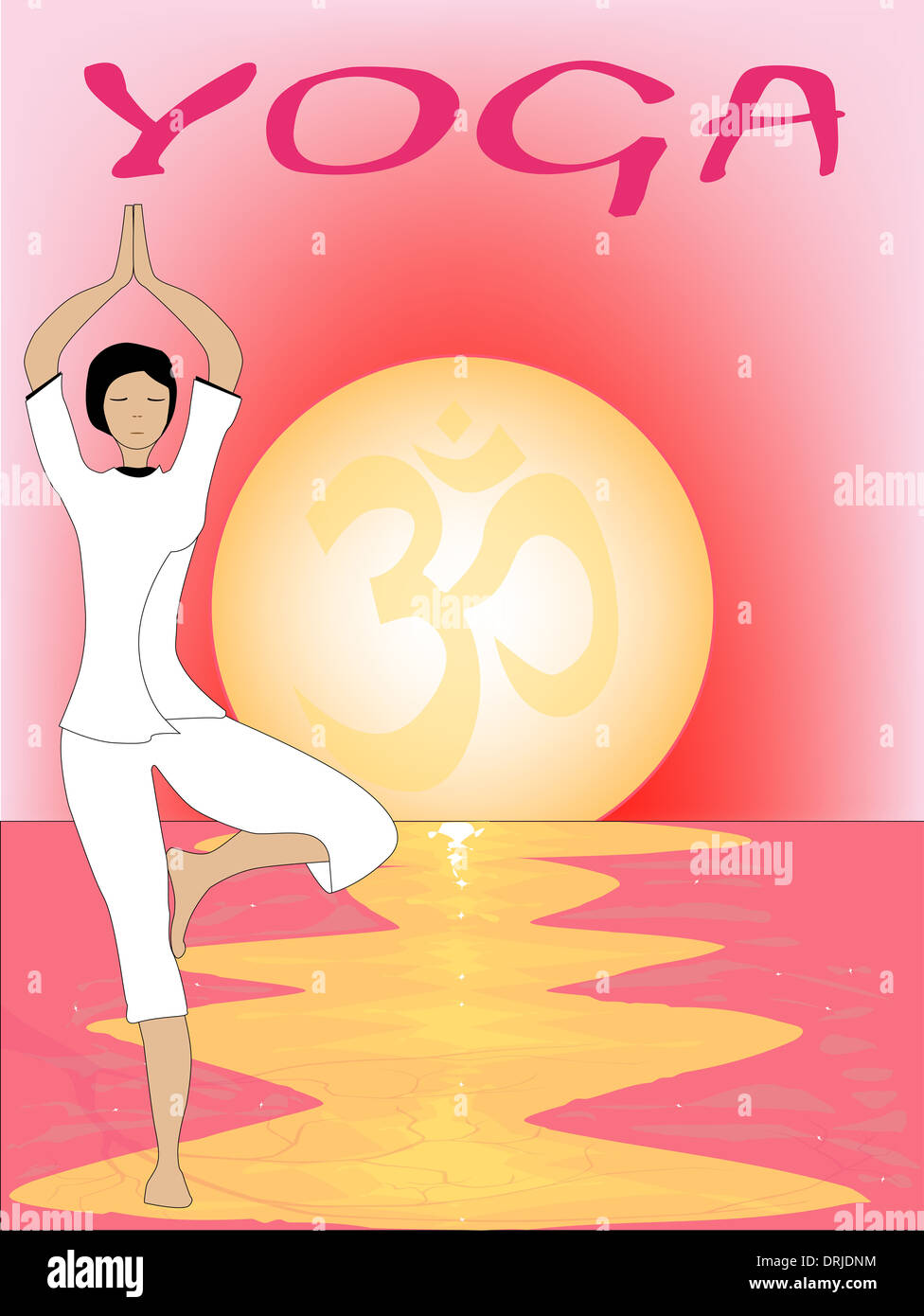 Yoga advert hi-res stock photography and images - Alamy