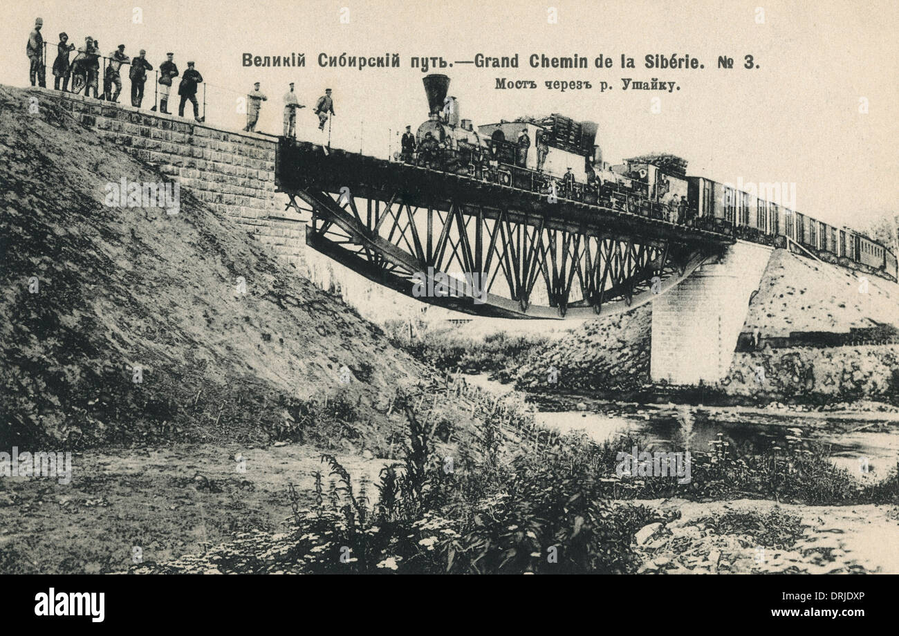 Transsiberian railway bridge hi-res stock photography and images - Alamy