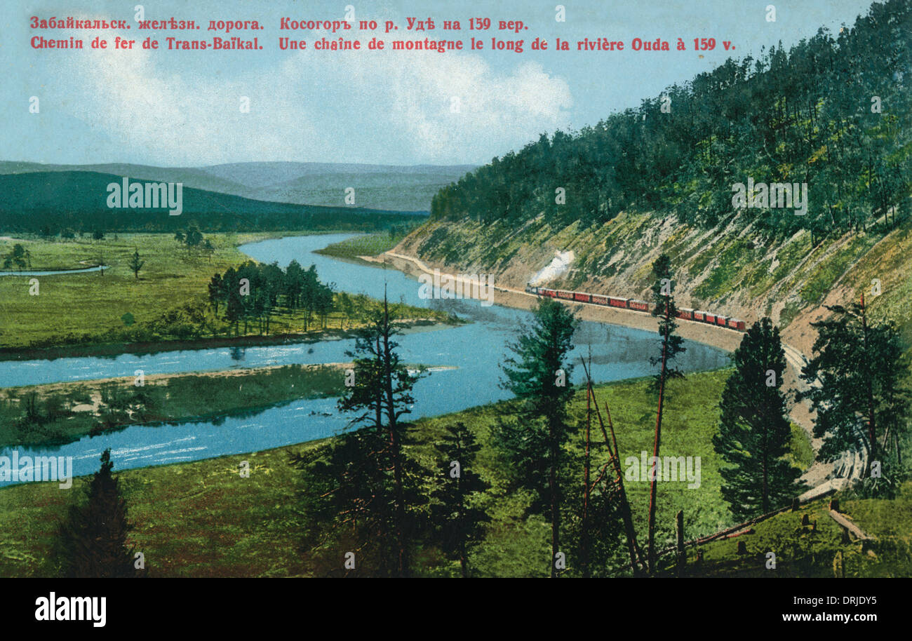 View of Transbaikal region, Siberia, Russia Stock Photo - Alamy