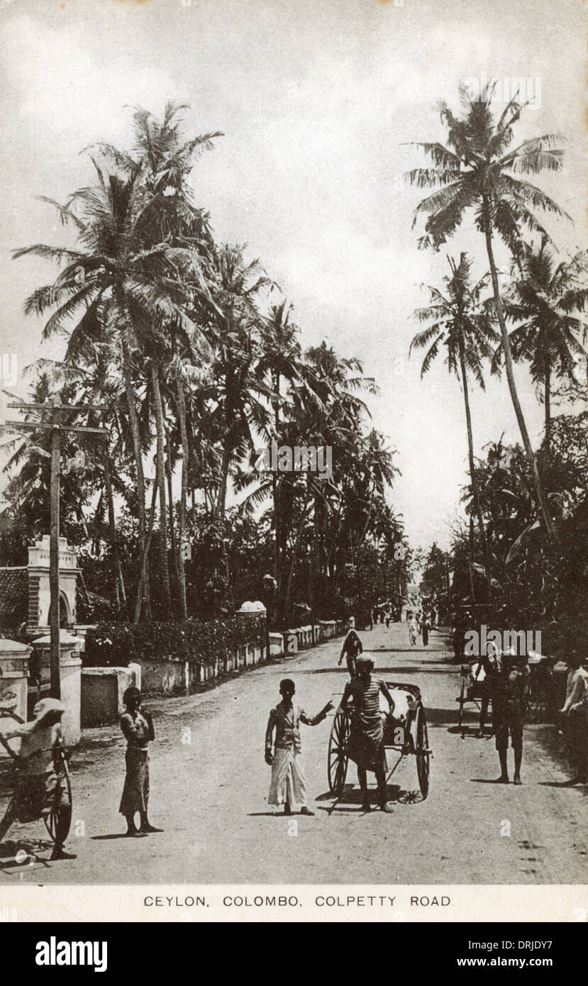 Sri Lanka - Colpetty Road, Colombo Stock Photo - Alamy