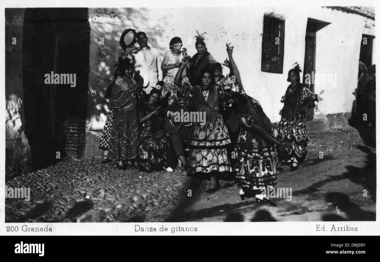 Granada - Dancers of the Gitanos Stock Photo - Alamy