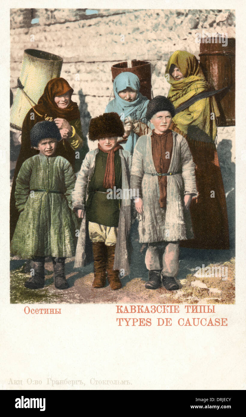 Ossetian Women and Children Stock Photo - Alamy