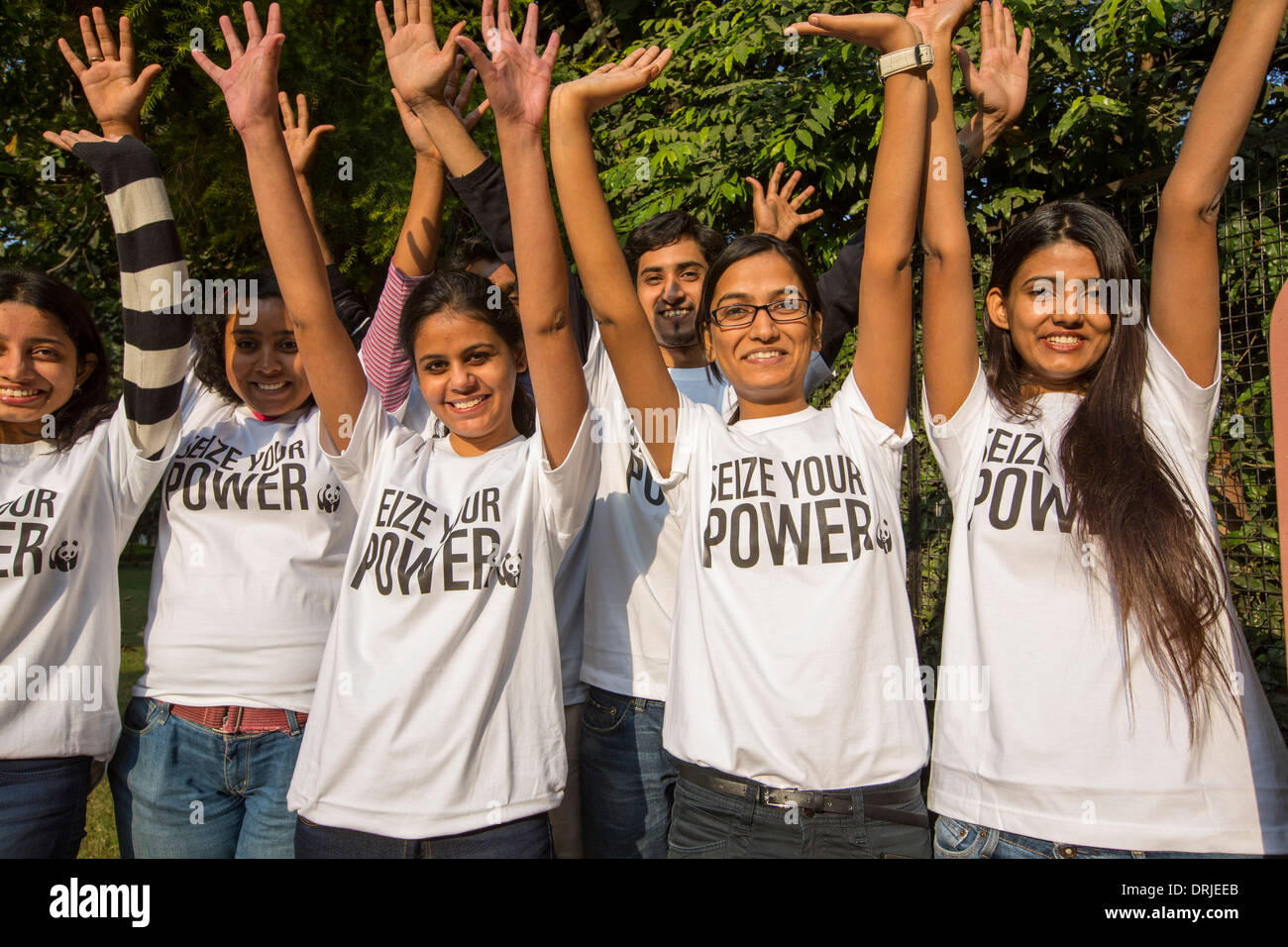Wwf india staff wearing seize hi-res stock photography and images - Alamy
