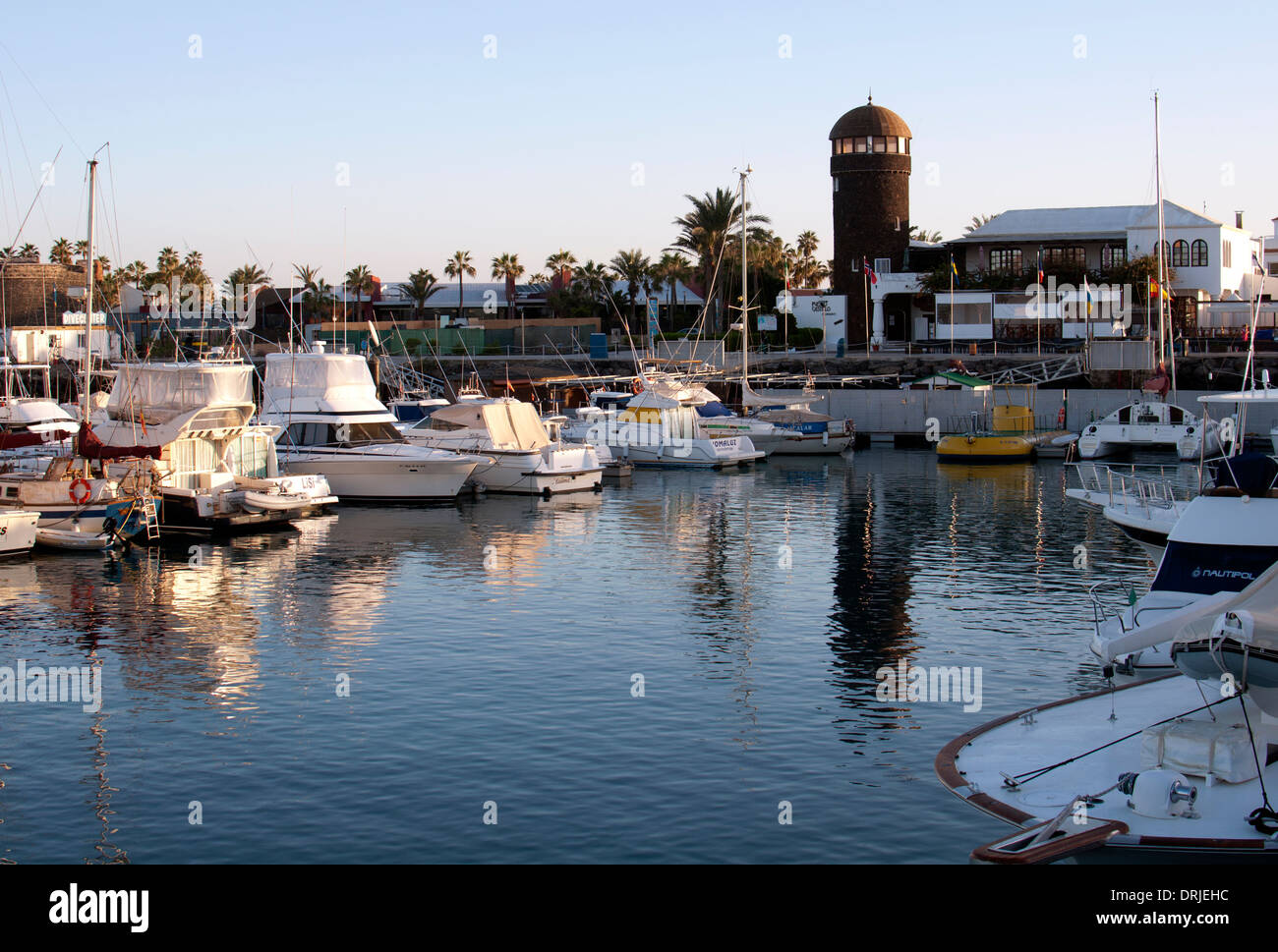 The Marina, Caleta de Fuste, Fuerteventura, Canary Islands, Spain Stock ...