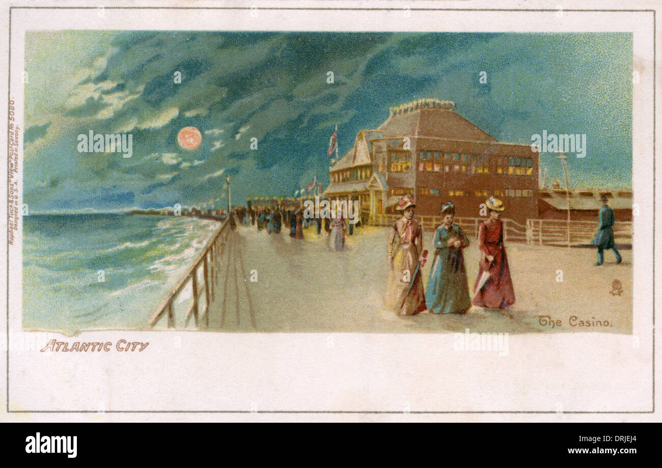 Atlantic city new jersey night hi-res stock photography and images - Alamy