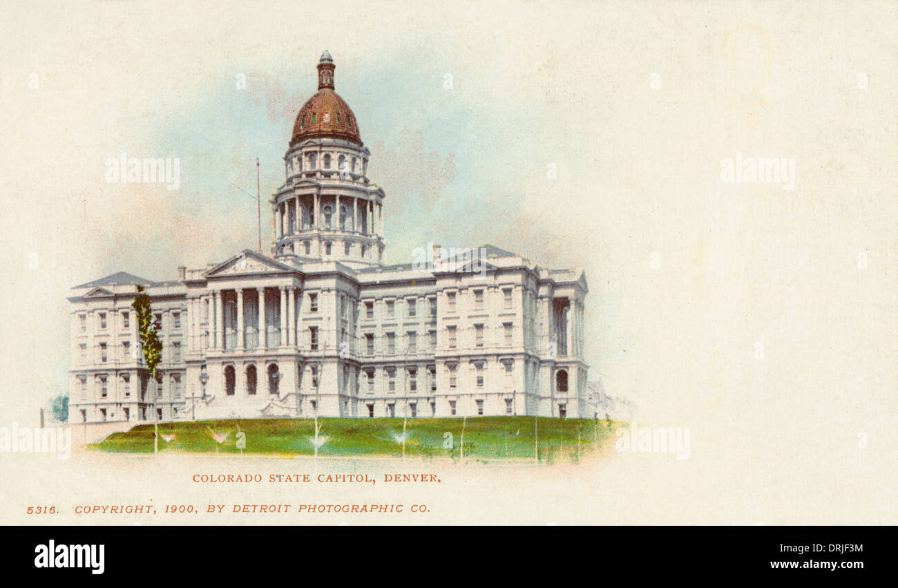 Denver, Colorado, USA - Colorado State Capital Building Stock Photo - Alamy