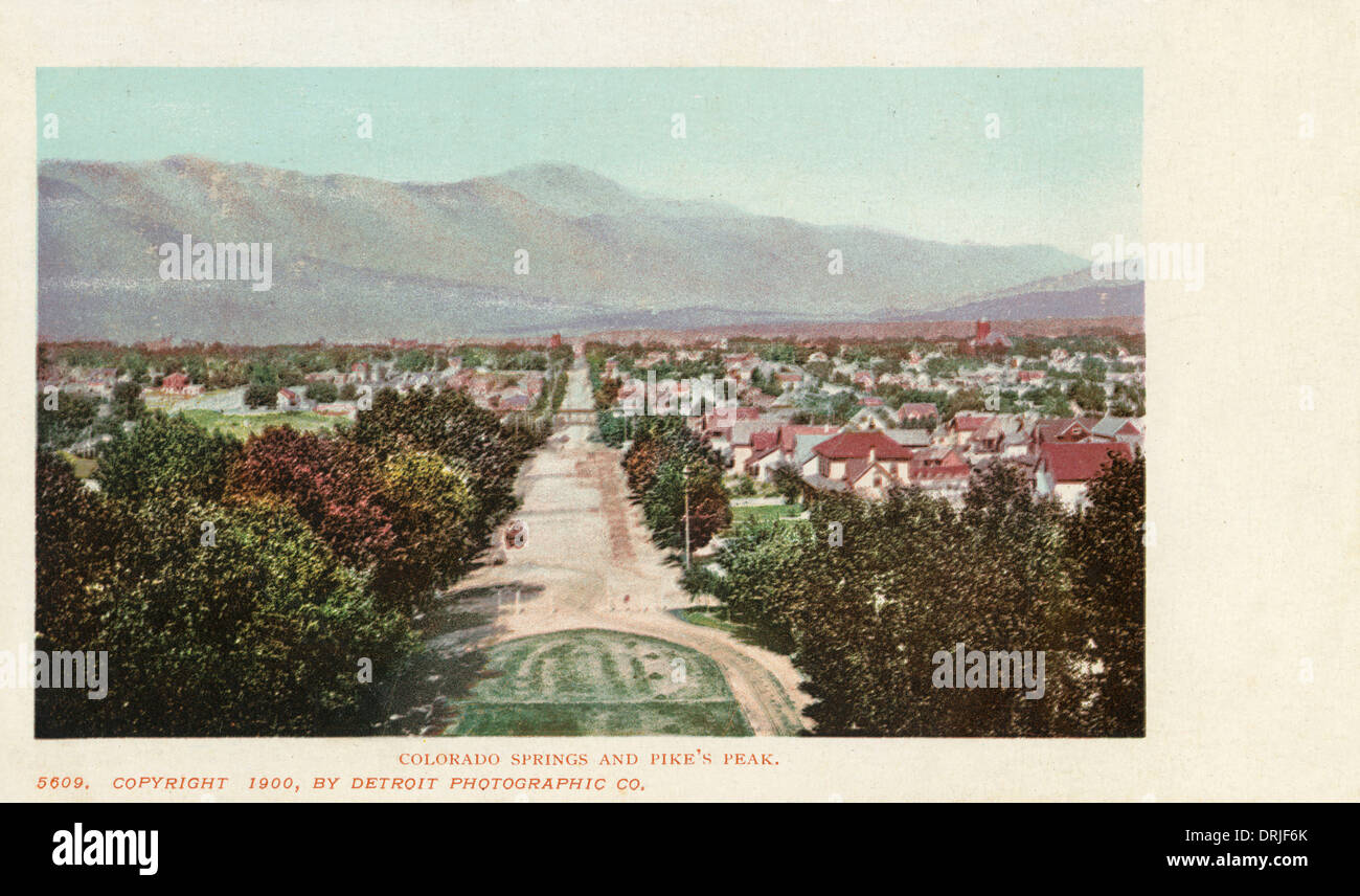Colorado Springs Historical High Resolution Stock Photography and ...