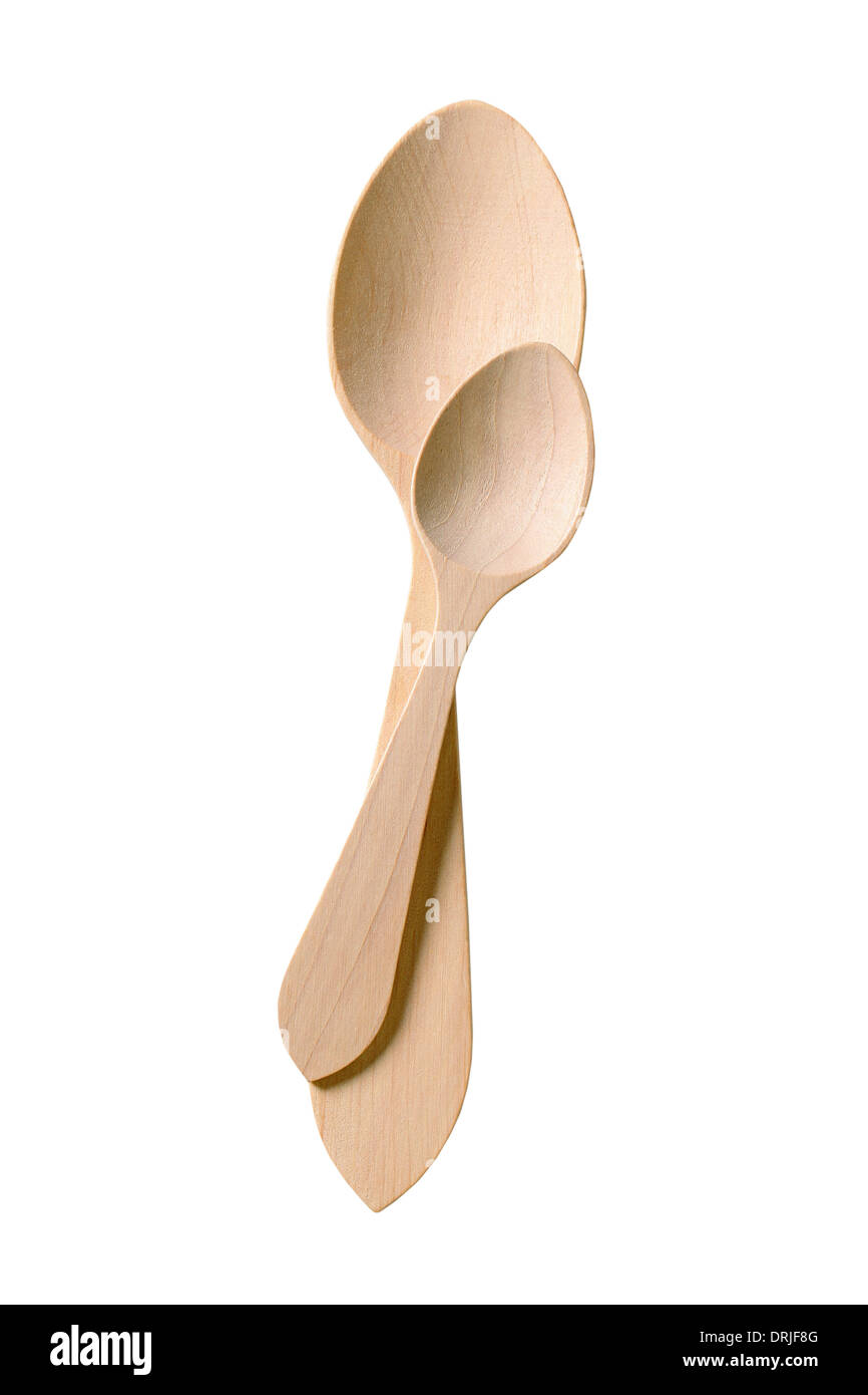 Top view wooden spoons hi-res stock photography and images - Alamy