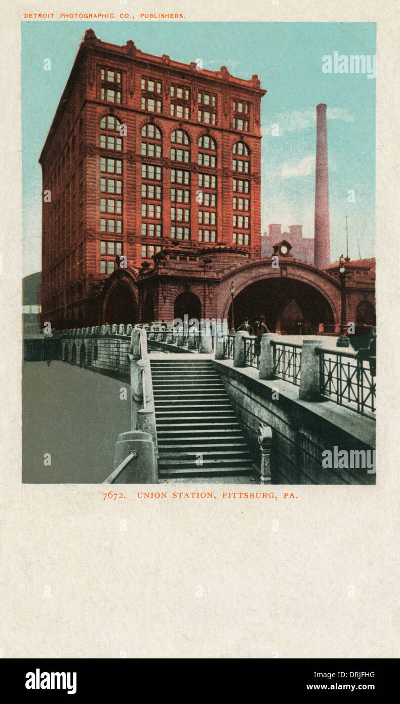 Union Railway Station, Pittsburg, Pennsylvania, USA Stock Photo - Alamy