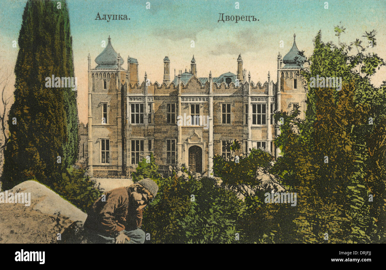 Vorontsov palace in alupka hi-res stock photography and images - Alamy