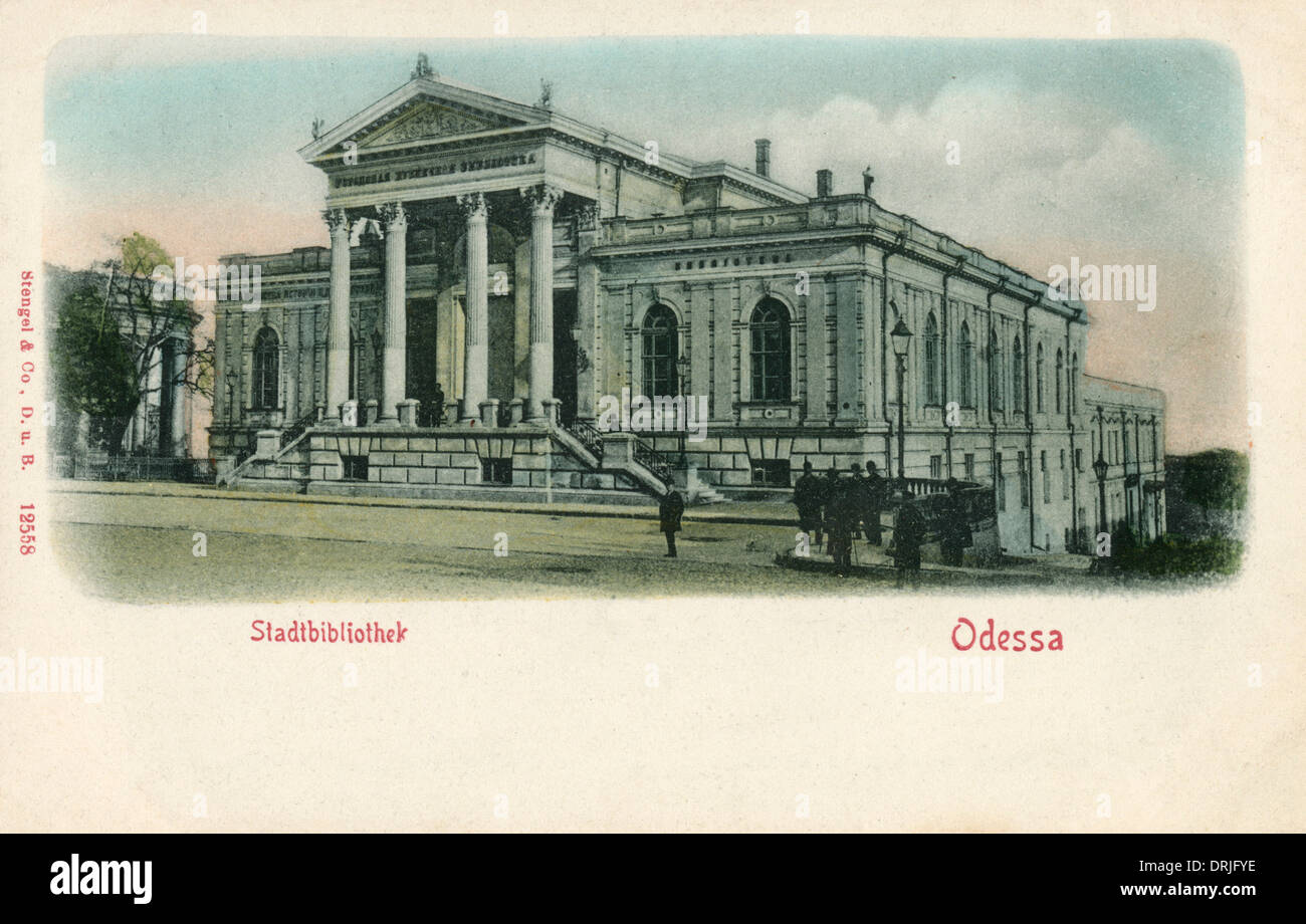 Municipal Library, Odessa, Ukraine Stock Photo - Alamy