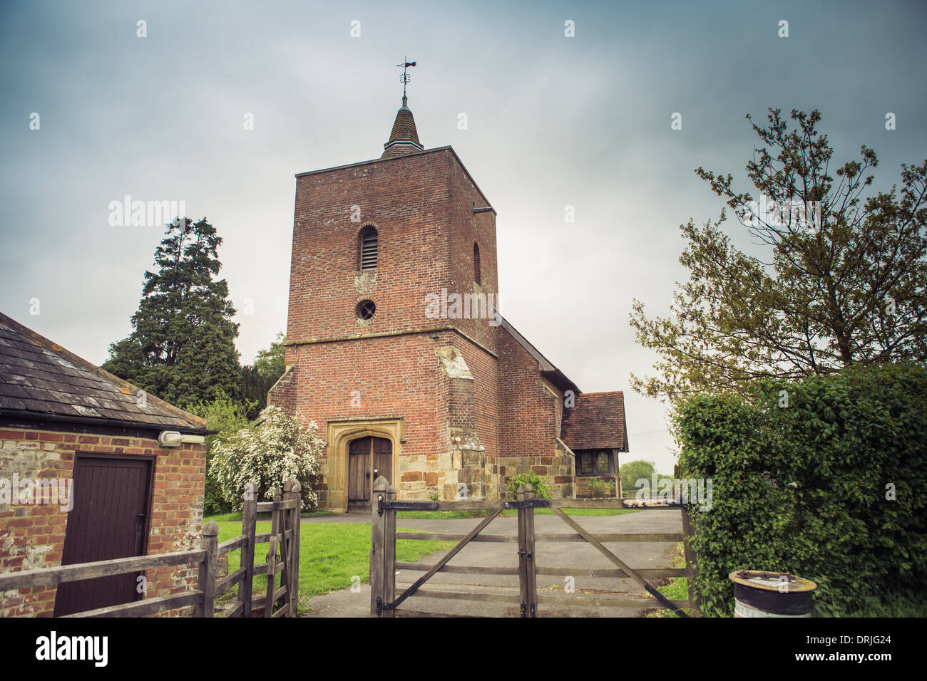 Exterior of All Saints' Church which contains Marc Chagall stained ...